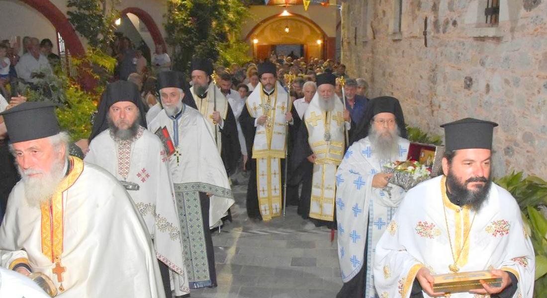 Τρεις Αρχιερείς στη Μονή Οσίου Δαυίδ για την γιορτή της Μεταμόρφωσης ...